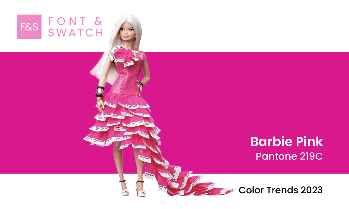 Barbie Pink ~ Fabulously Pink In Every Possible Way | Font & Swatch